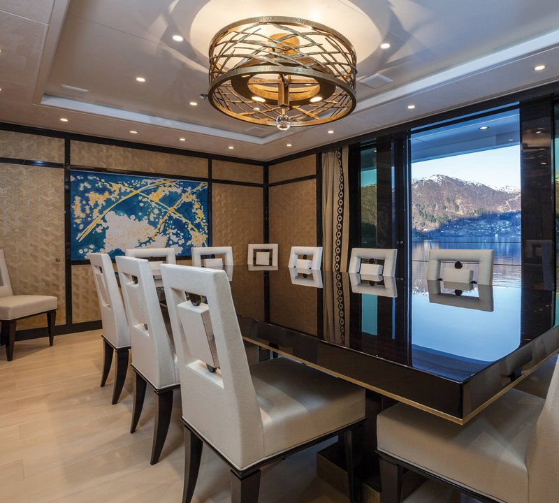 Dining Table Image Gallery – Luxury Yacht Browser | by CHARTERWORLD ...